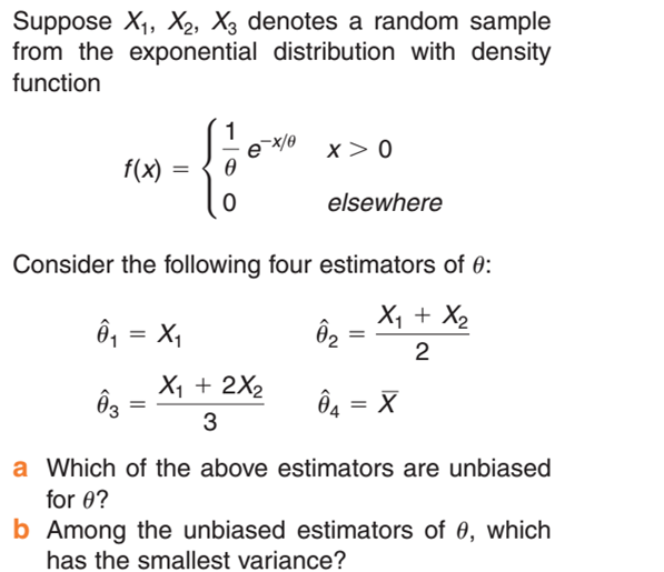 Solved Suppose X1,X2,X3 denotes a random sample from the | Chegg.com