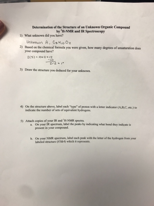 Solved Please help determining structure of C5H10O2 using | Chegg.com