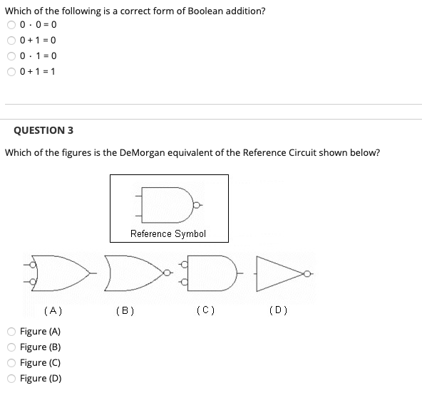 Solved Which of the following is a correct form of Boolean | Chegg.com