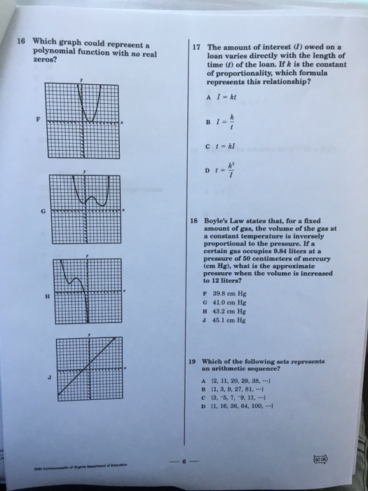 Solved Which graph could represent a polynomial function | Chegg.com