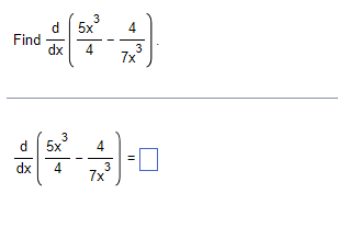 Solved Find dxd(45x3−7x34) dxd(45x3−7x34)=Find G′(w) if | Chegg.com