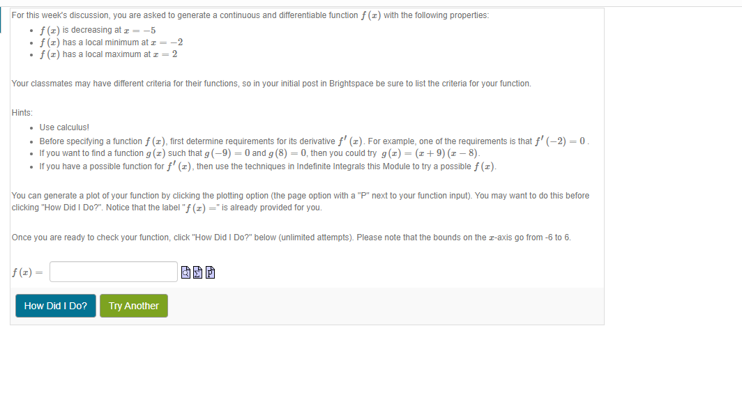 Solved For this week's discussion, you are asked to generate | Chegg.com