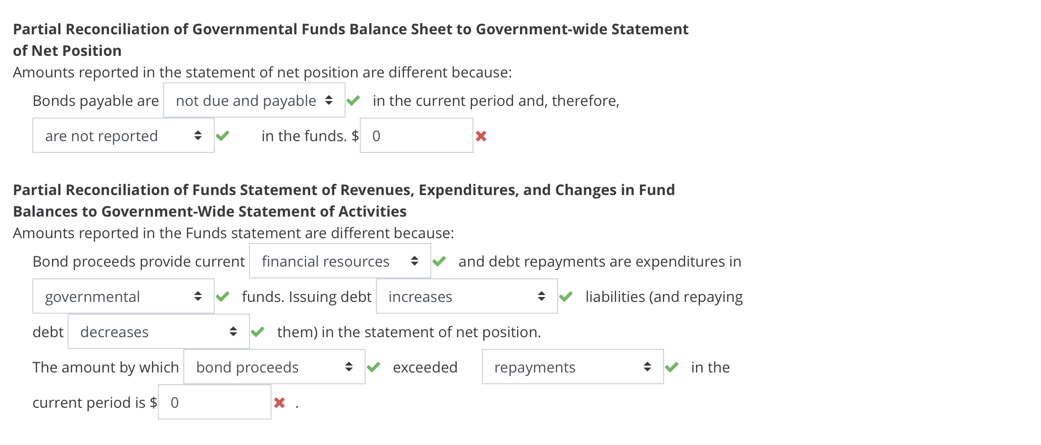 Solved Reporting reconciliation between fund and | Chegg.com