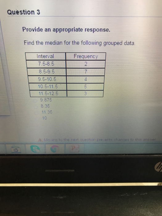 Solved Find the median for the following grouped data. | Chegg.com