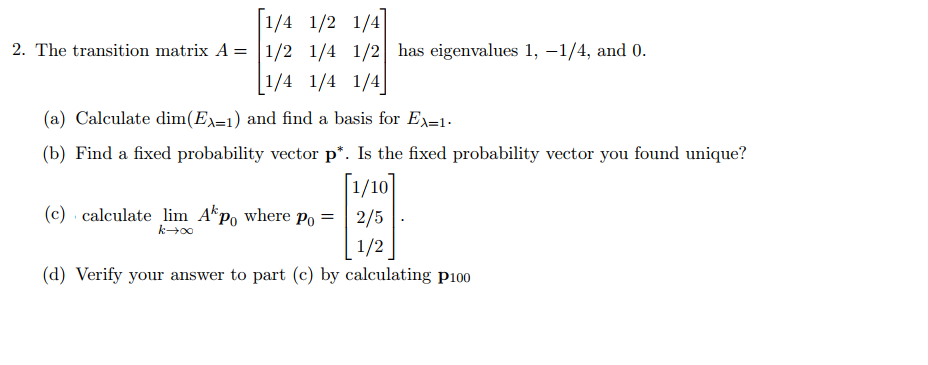 Solved This Advanced math problem need solution for the | Chegg.com