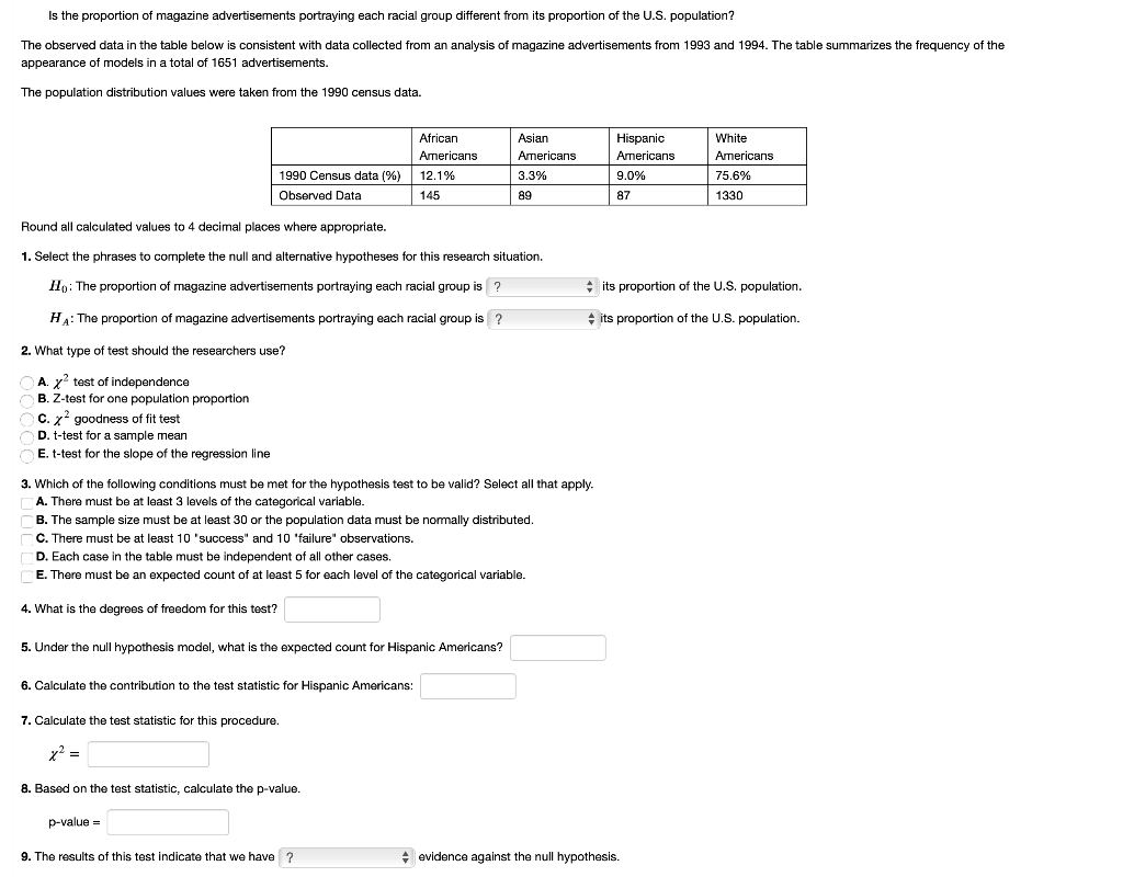 Solved Is the proportion of magazine advertisements | Chegg.com