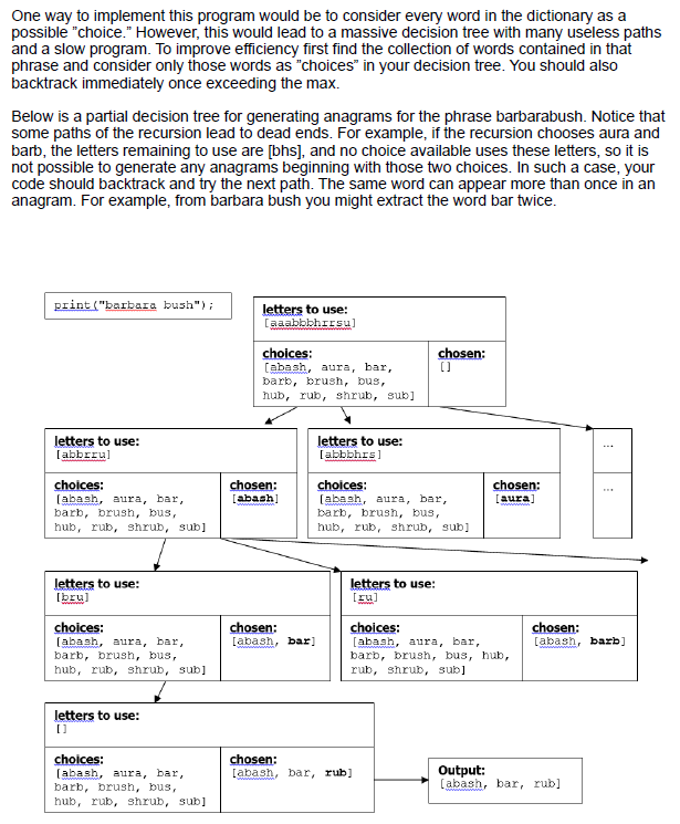 Solved PA12Main.java Overview An anagram is a word or phrase | Chegg.com