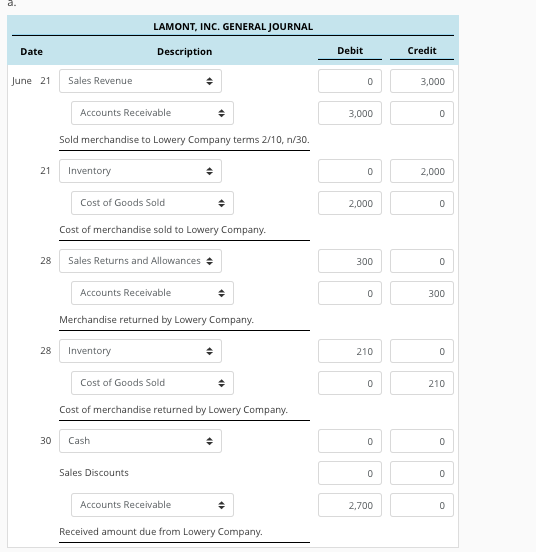 Solved Journal Entries for Merchandise Transactions on | Chegg.com