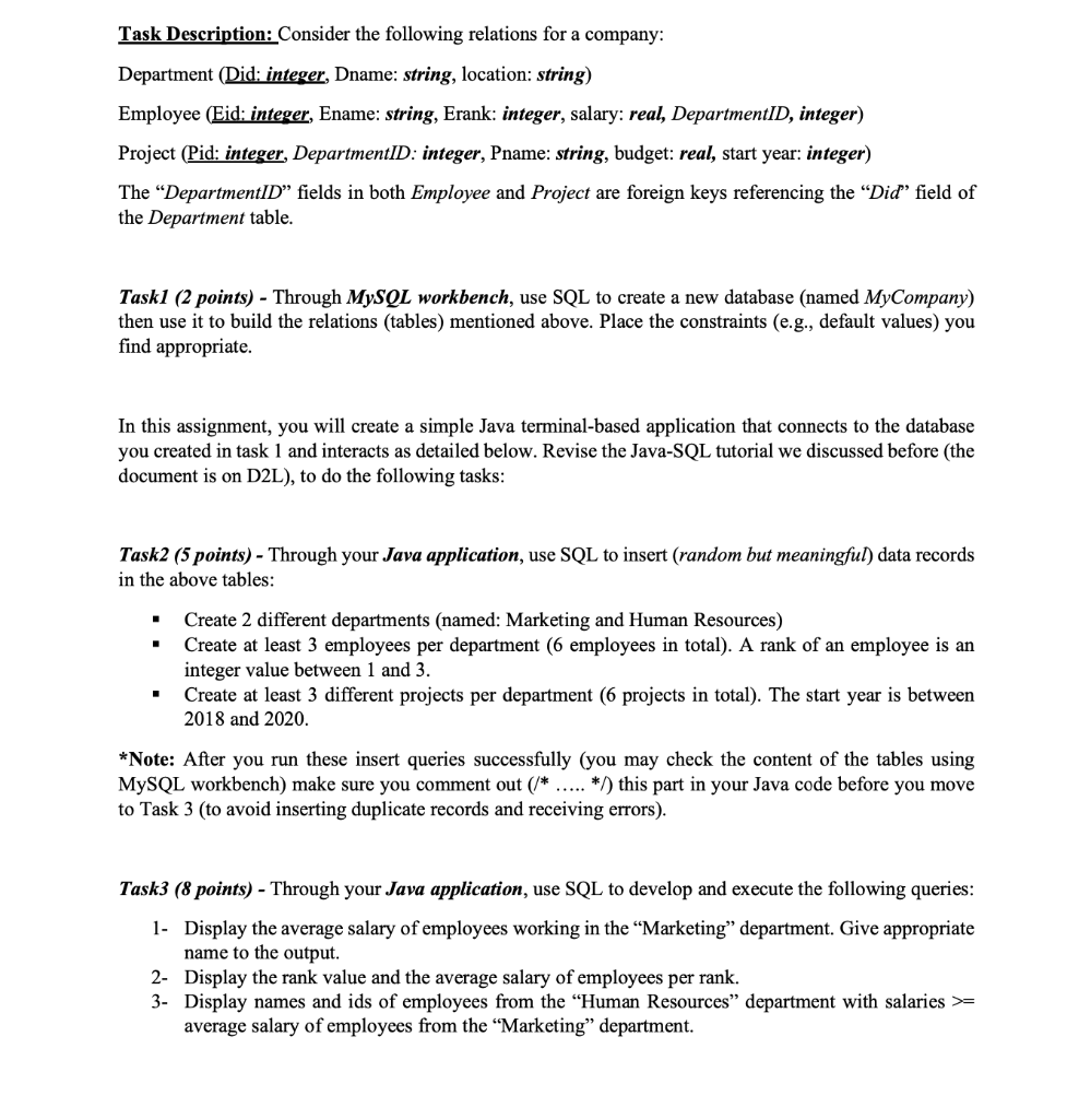 If you can complete all tasks great, if not please | Chegg.com