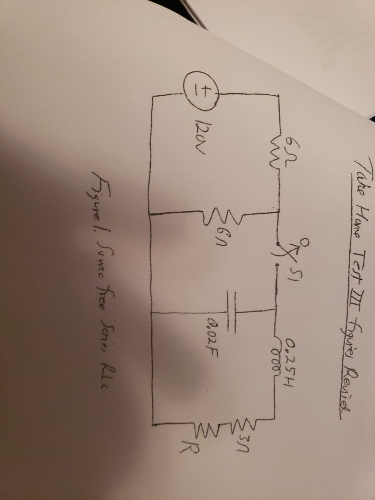 Solved 2.) In the series RLC circuit shown in Figure 1, | Chegg.com