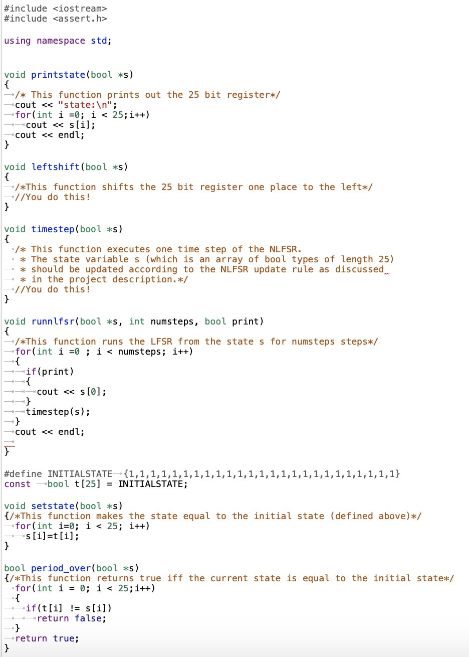 Non-linear feedback shift registers Introduction In | Chegg.com