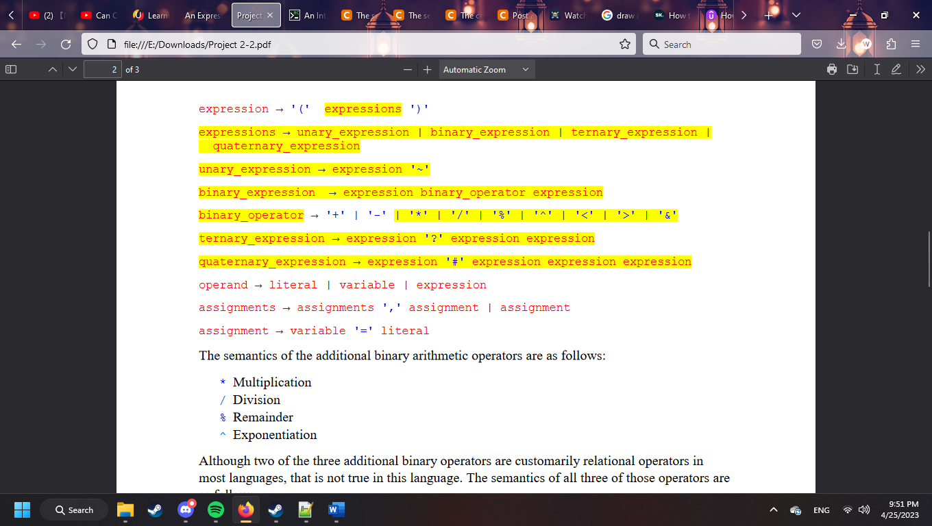 The second project involves completing and extending | Chegg.com