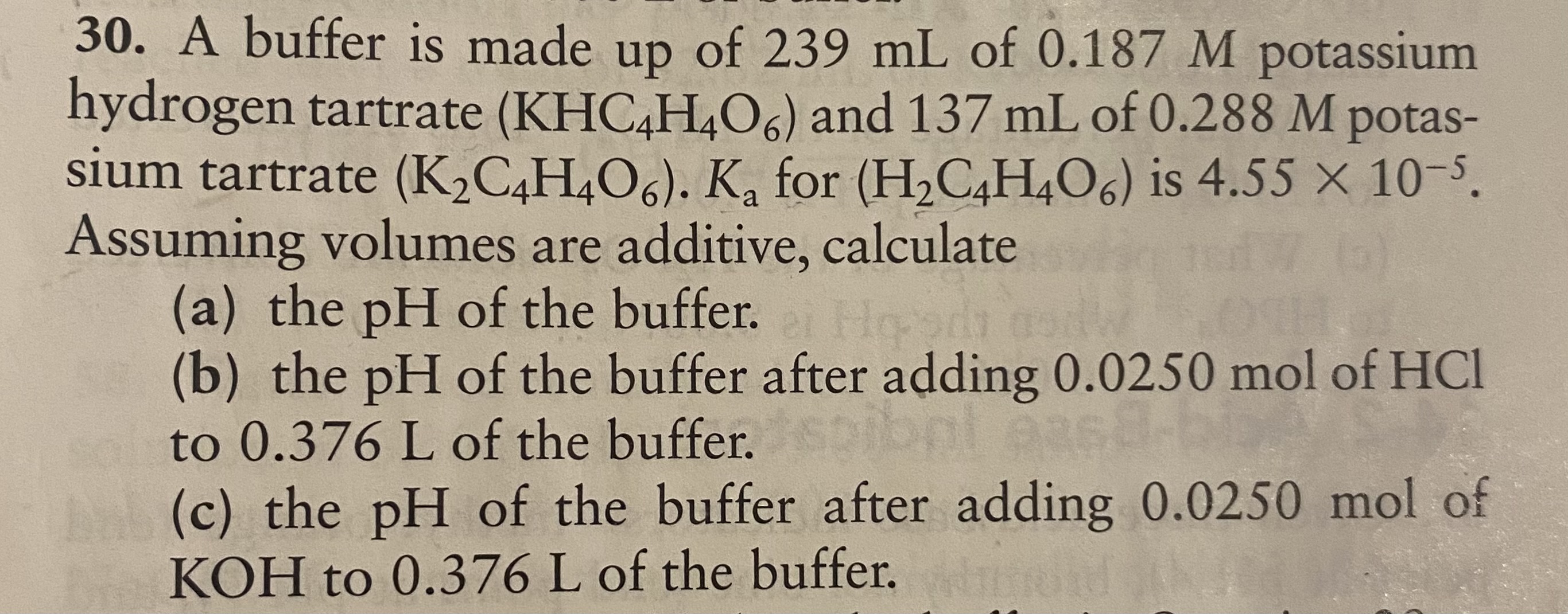 Solved A buffer is made up of 239mL ﻿of 0.187M | Chegg.com
