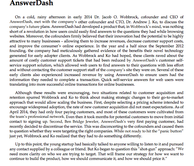 Solved On a cold, rainy afternoon in early 2014 Dr. Jacob O. | Chegg.com