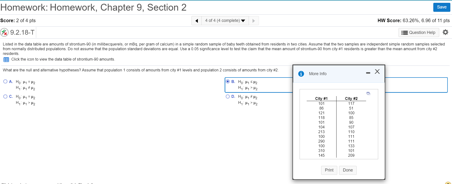 Solved Save Homework Homework Chapter 9 Section 2 Score