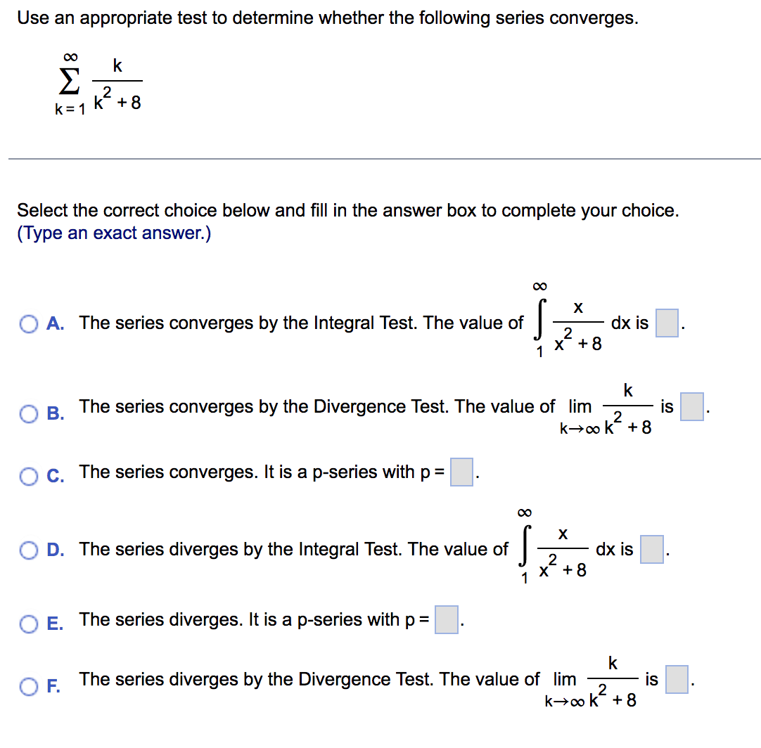 Solved Use an appropriate test to determine whether the | Chegg.com