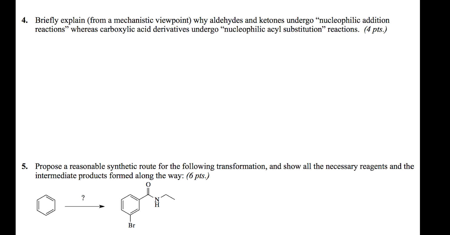Solved 4. Briefly explain (from a mechanistic viewpoint) why | Chegg.com