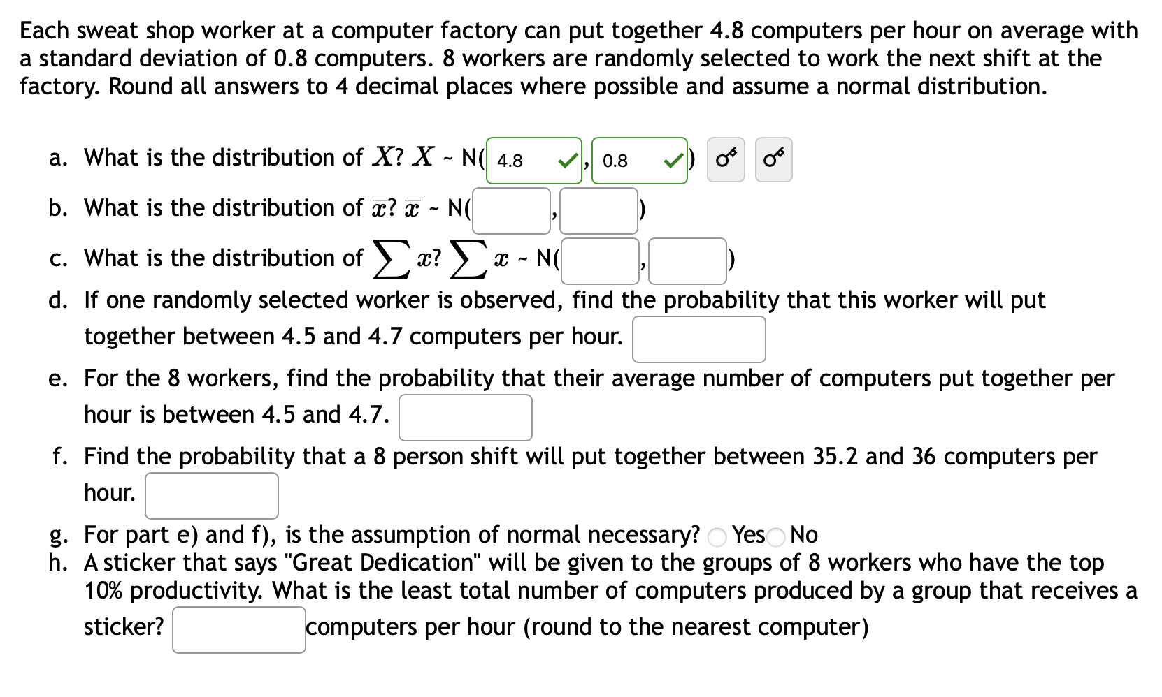 Solved Each sweat shop worker at a computer factory can put | Chegg.com