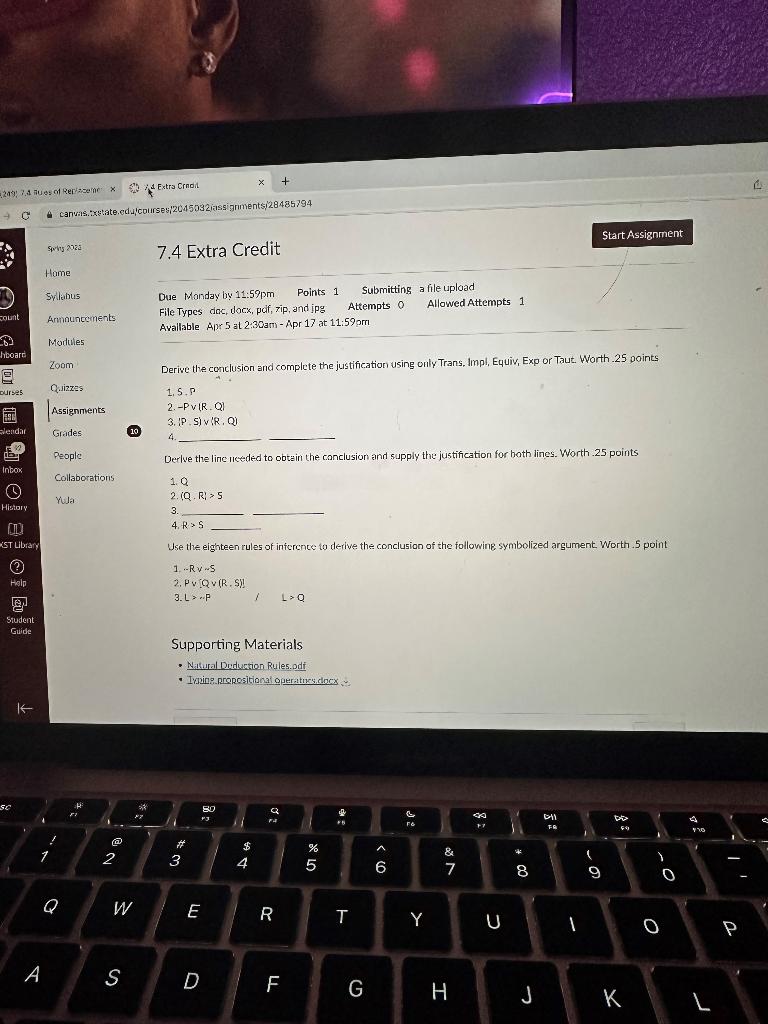 Due Manday by 11:59pm Points 1 Submitting a file | Chegg.com