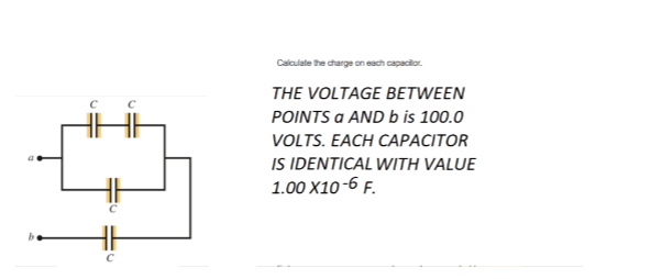 Solved THE VOLTAGE BETWEEN POINTS a AND b is 100.0 VOLTS. | Chegg.com
