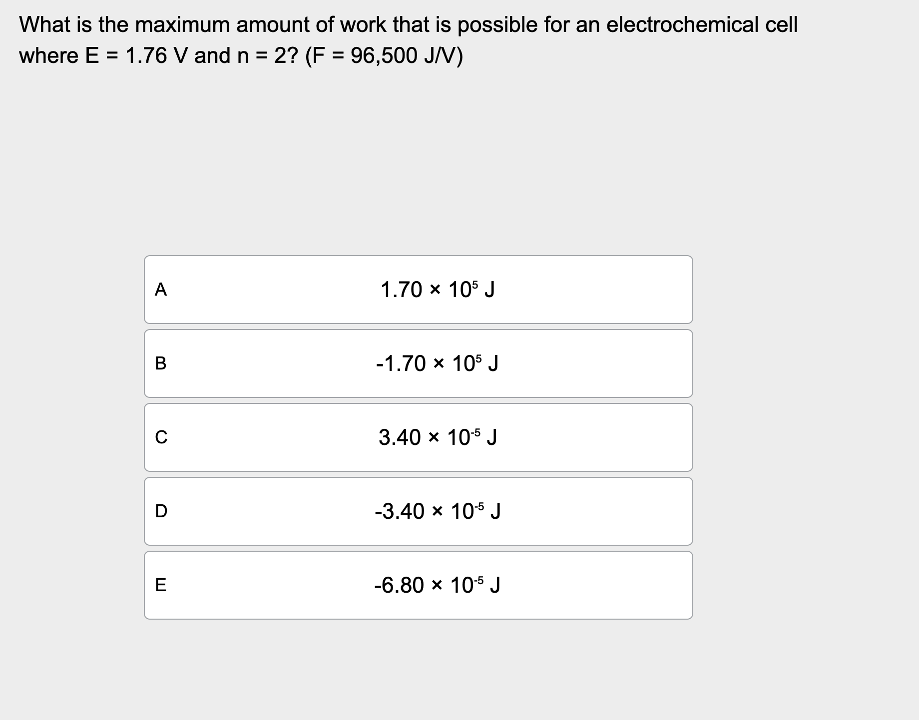 Solved What is ﻿the maximum amount of ﻿work that is | Chegg.com