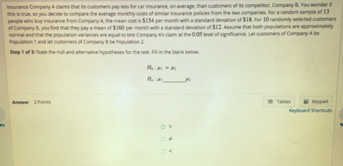 Solved Insurance Company A claims that its customers pay | Chegg.com