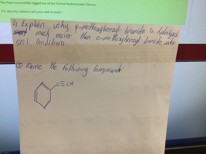 Solved You have successfully logged out of the Central | Chegg.com