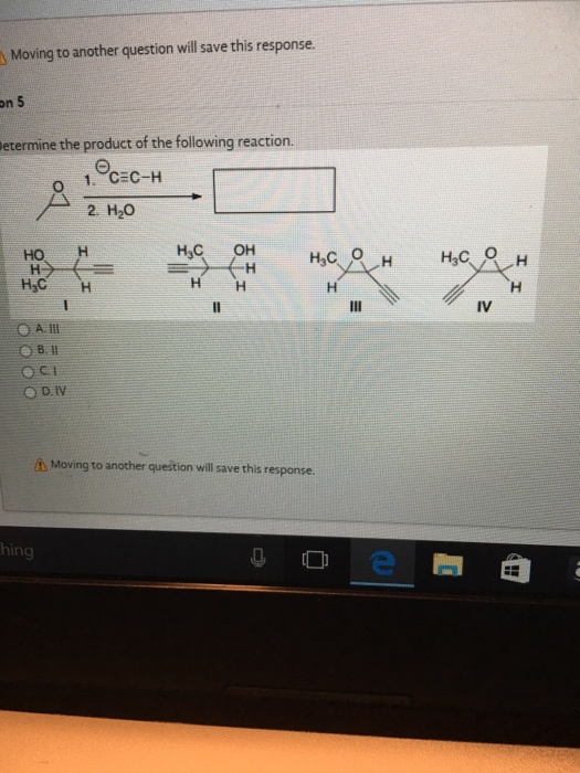 Solved Determine The Product Of The Following Reaction A