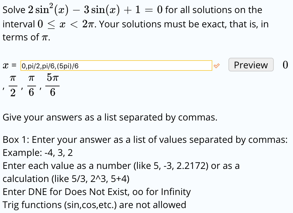 Solve 2 Sin2 x 3 Sin x 1 0 For All Solutions On Chegg Solve 2 Sin2 x 3 Sin x 1 0 For All Solutions On Chegg