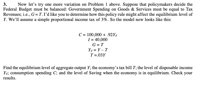 Solved 3. Now let's try one more variation on Problem 1 | Chegg.com