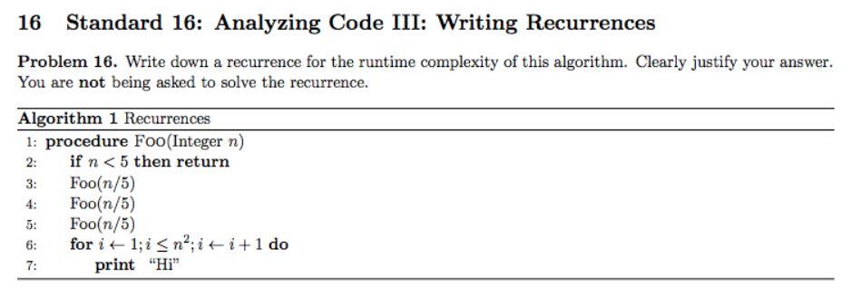 Solved 16 Standard 16: Analyzing Code 11 : Writing | Chegg.com