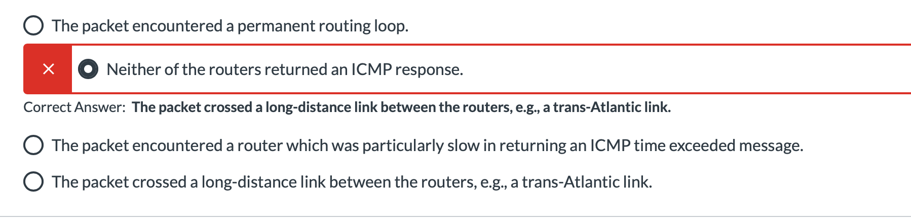 Solved Observe The Following Traceroute Output What Do You