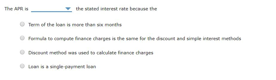 Solved 7 Calculating Finance Charges Using The Discount Chegg