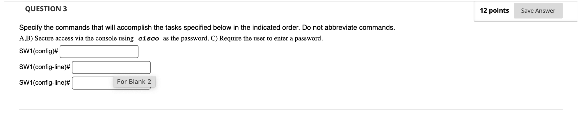 Solved Specify the commands that will accomplish the tasks | Chegg.com