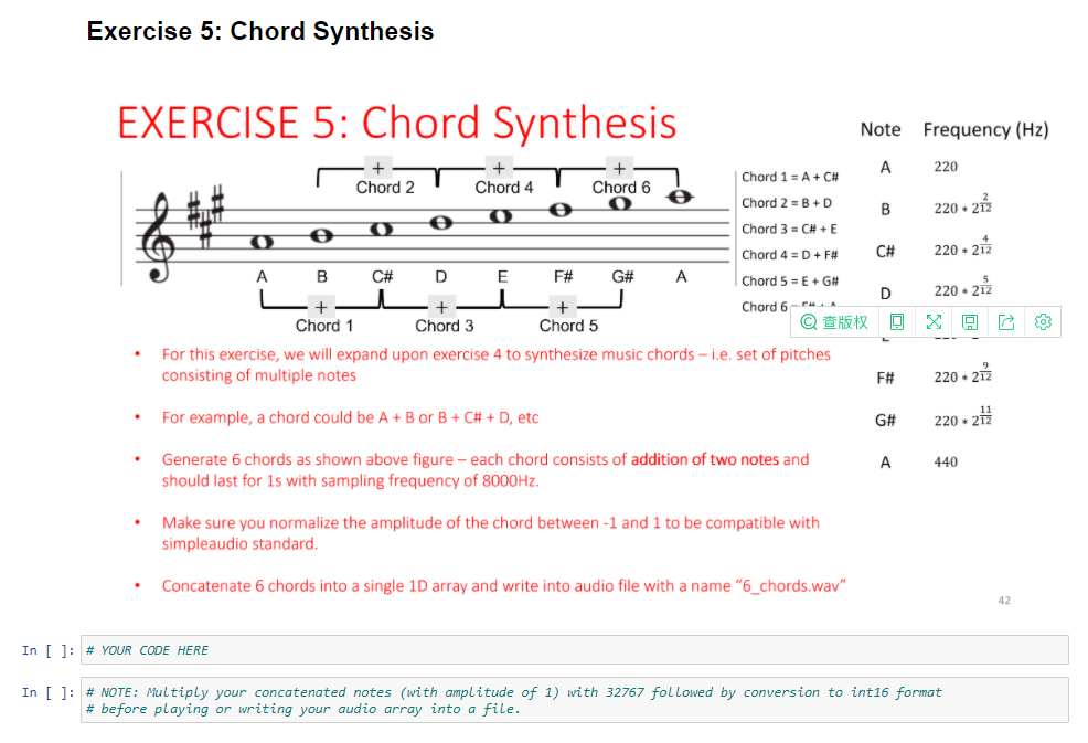 Solved Exercise 4: Notes Synthesis EXERCISE 4: Notes | Chegg.com