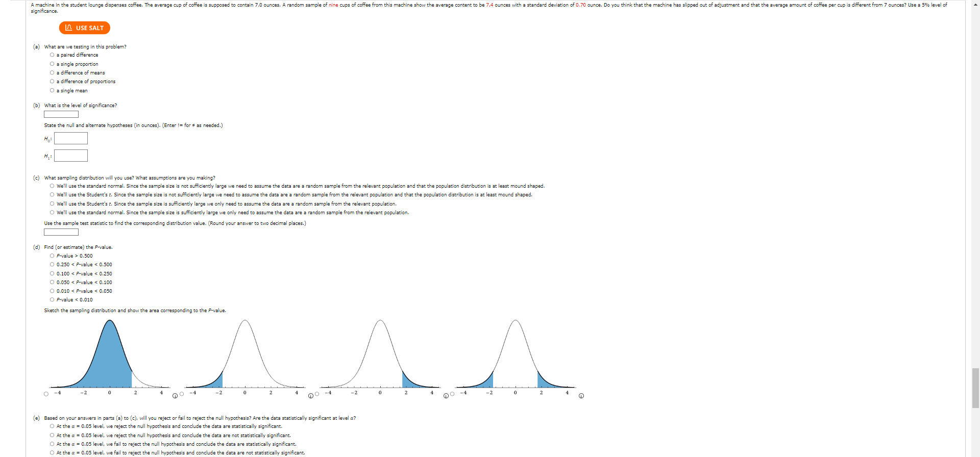 Solved (a) What are we testing in this problem? a paired | Chegg.com