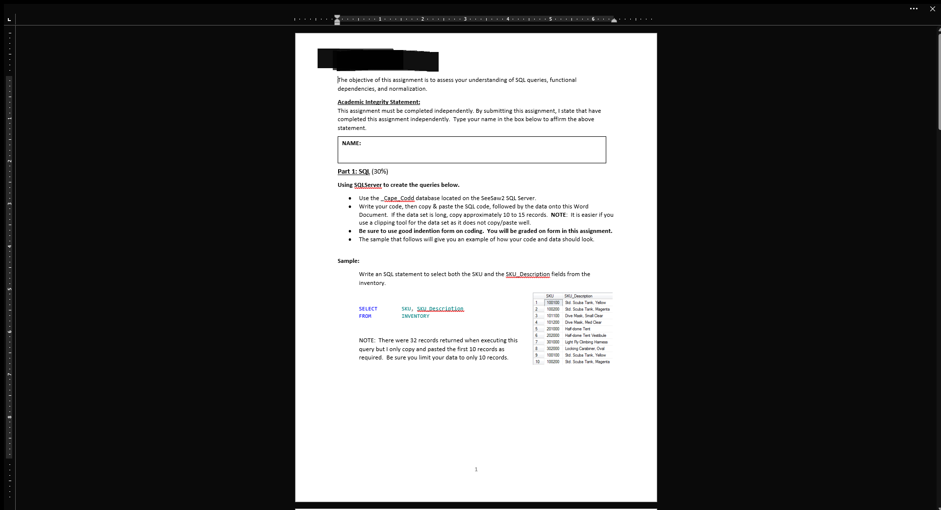 Solved The objective of this assignment is to assess your | Chegg.com