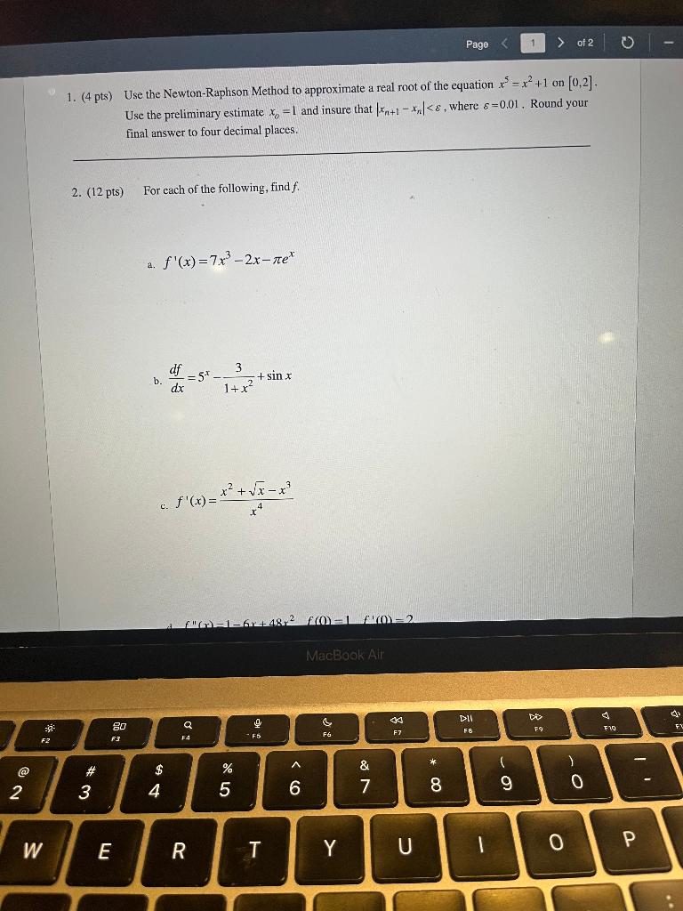 Solved I need help with question 1 please. Use the | Chegg.com