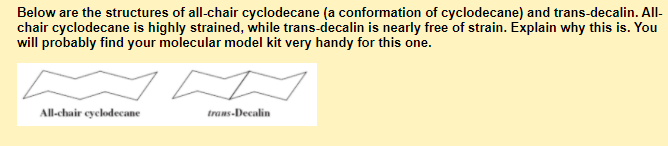 Solved Below are the structures of all-chair cyclodecane (a | Chegg.com