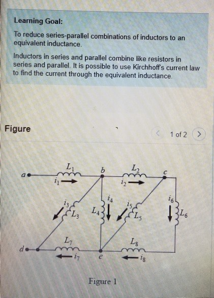 Solved Learning Goal: To reduce series-parallel combinations | Chegg.com