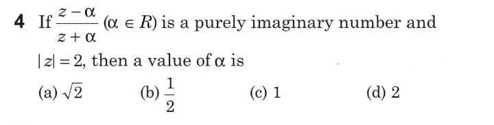Solved Z-a 4 If (a e R) is a purely imaginary number and z + | Chegg.com