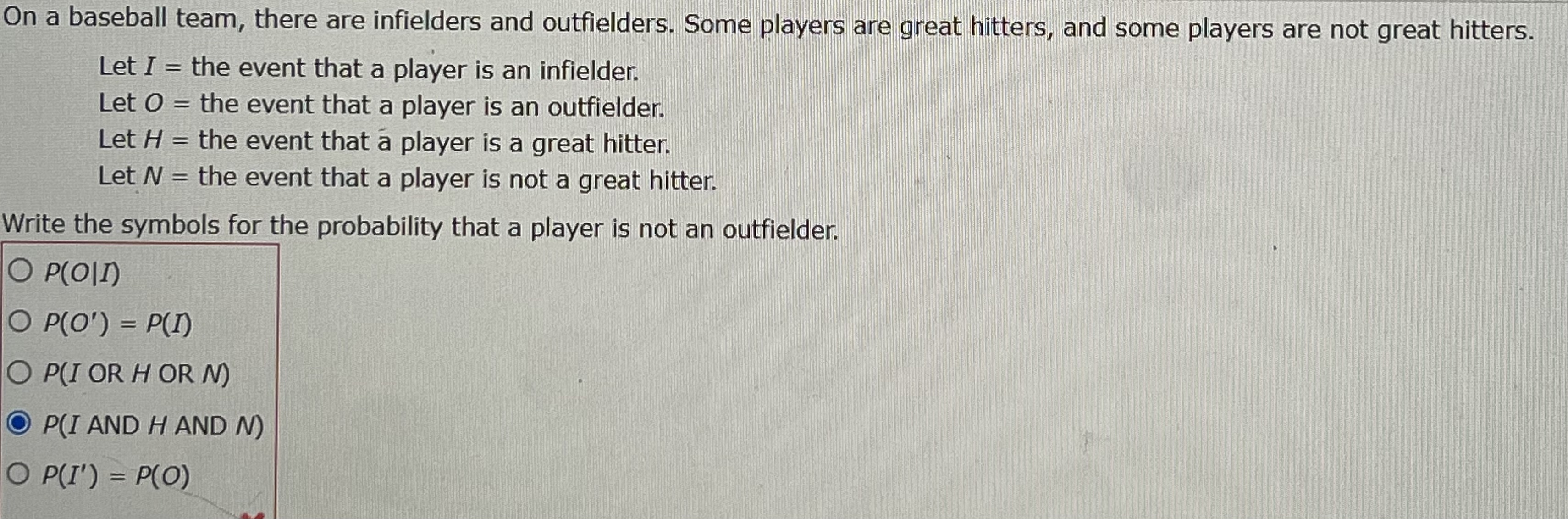 Solved On a baseball team, there are infielders and | Chegg.com