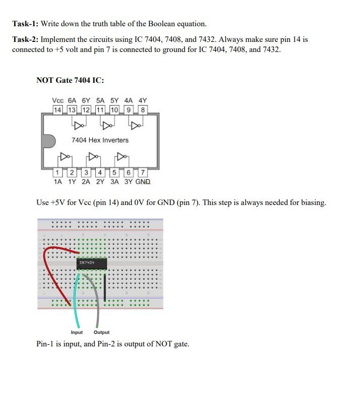 Solved Task-1: Write down the truth table of the Boolean | Chegg.com