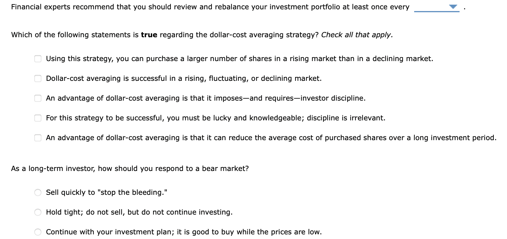 Solved f you believe that the allocation of assets in your | Chegg.com