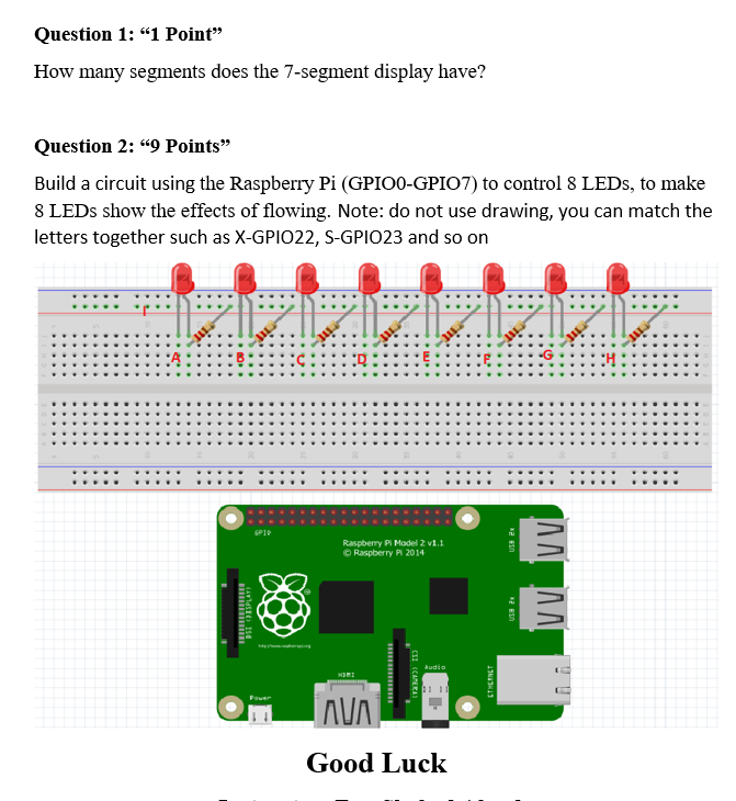 Solved Question 1: “1 Point” How many segments does the | Chegg.com