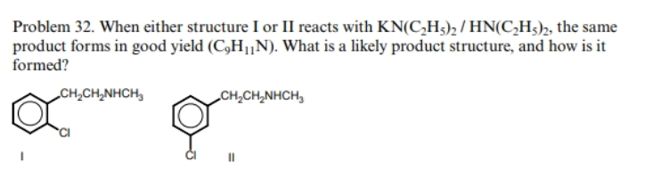 Solved Problem 32. When either structure I or II reacts with | Chegg.com