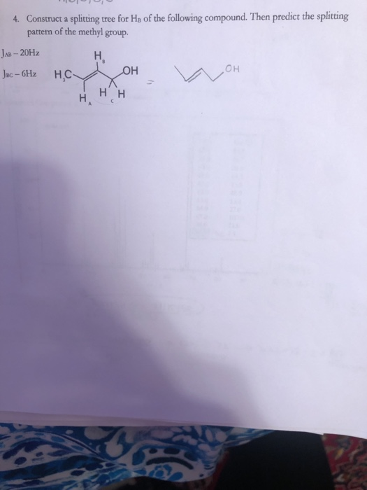 Solved Construct a splitting tree for Hb of the following | Chegg.com