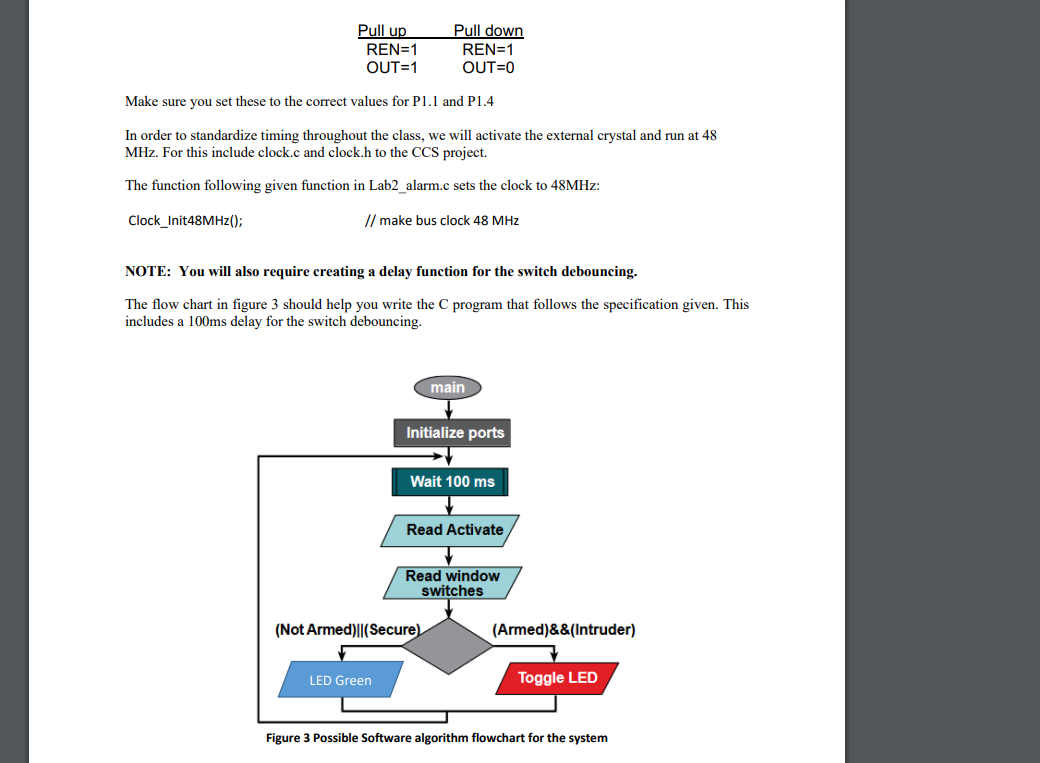 a MSP432 launchpad development kit 4 Lab Procedure | Chegg.com