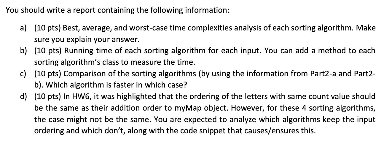 Solved package Homework6;import | Chegg.com