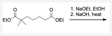 Solved 1. NaOEt,EtOH 2. NaOH, heat | Chegg.com